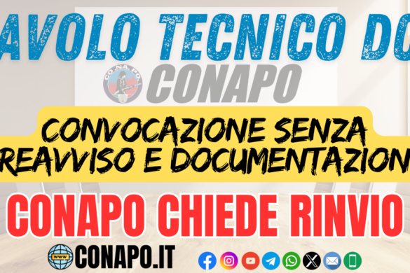 Bacheca Sindacale – CONAPO