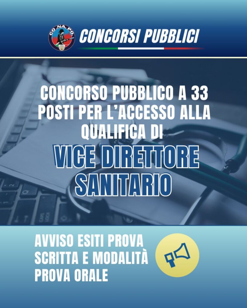 Concorso pubblico a 33 posti per l’accesso alla qualifica di vice ...