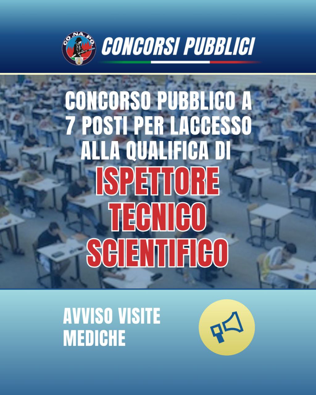 Concorso pubblico a 5 posti per l’accesso alla qualifica di ispettore ...