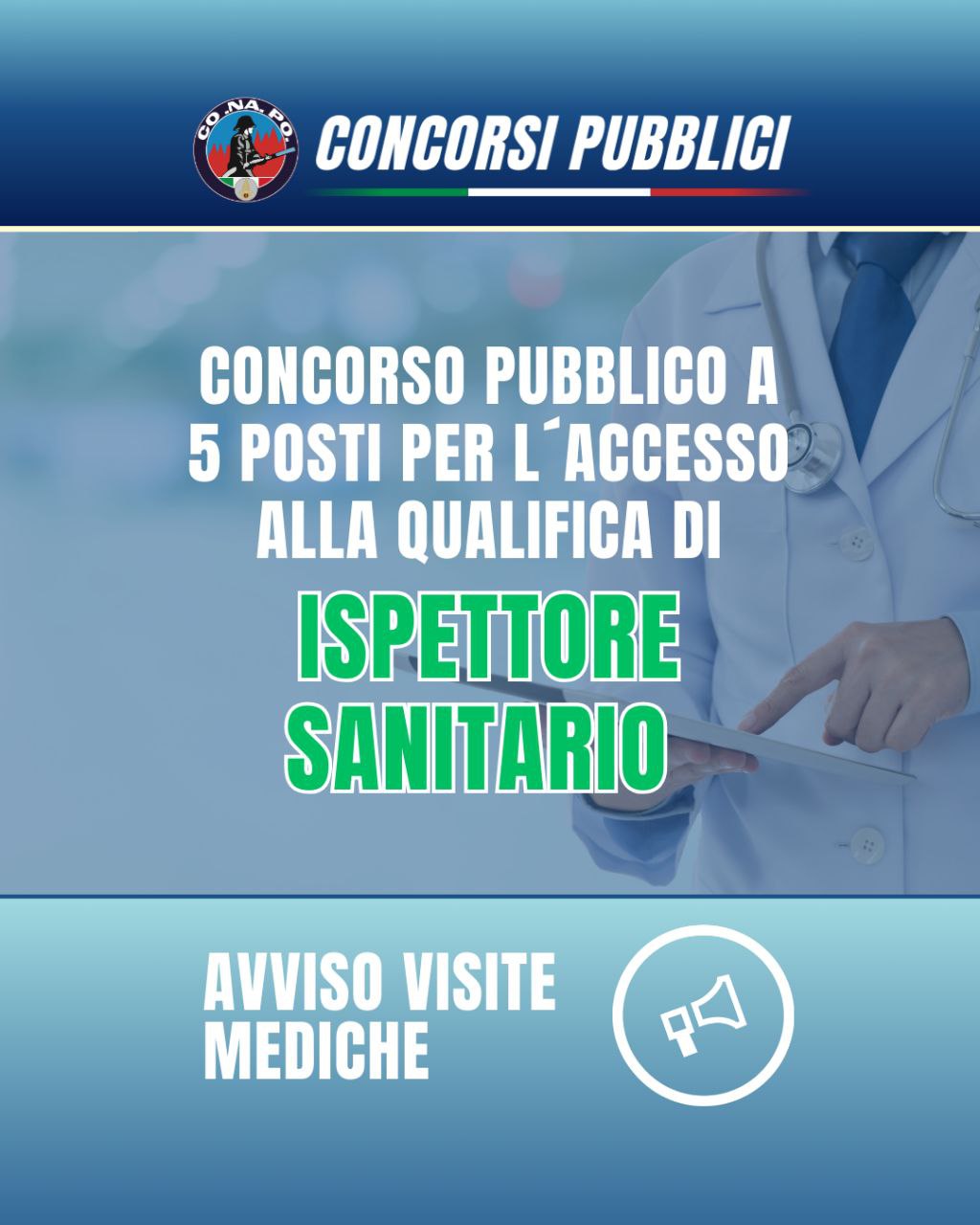 Concorso pubblico a 5 posti per l’accesso alla qualifica di ispettore ...